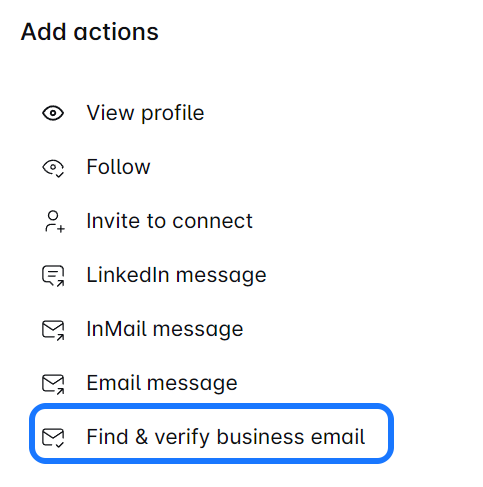Email Discovery and Verification Step – ExecuLink