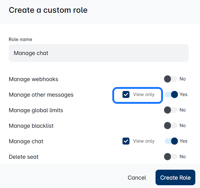 Custom roles – ExecuLink