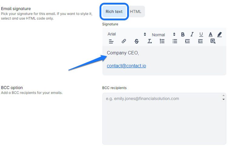 Email signature – ExecuLink